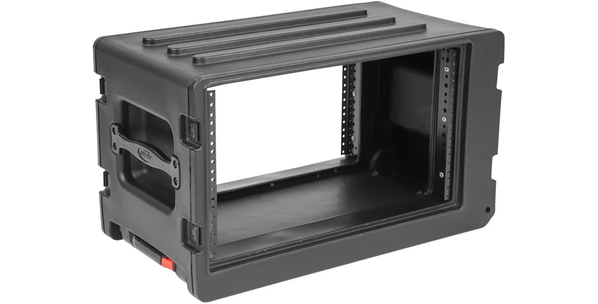 SKB 6U rSeries Shallow Rolling Rack