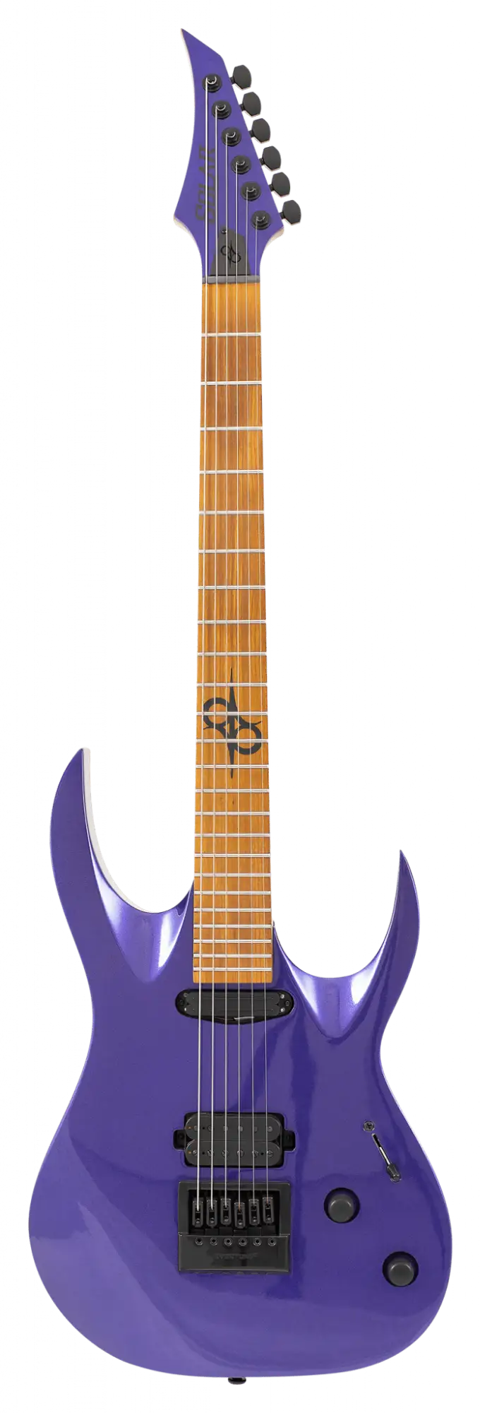 Solar AB1.6MP 6-String Electric Guitar - Metallic Purple Gloss