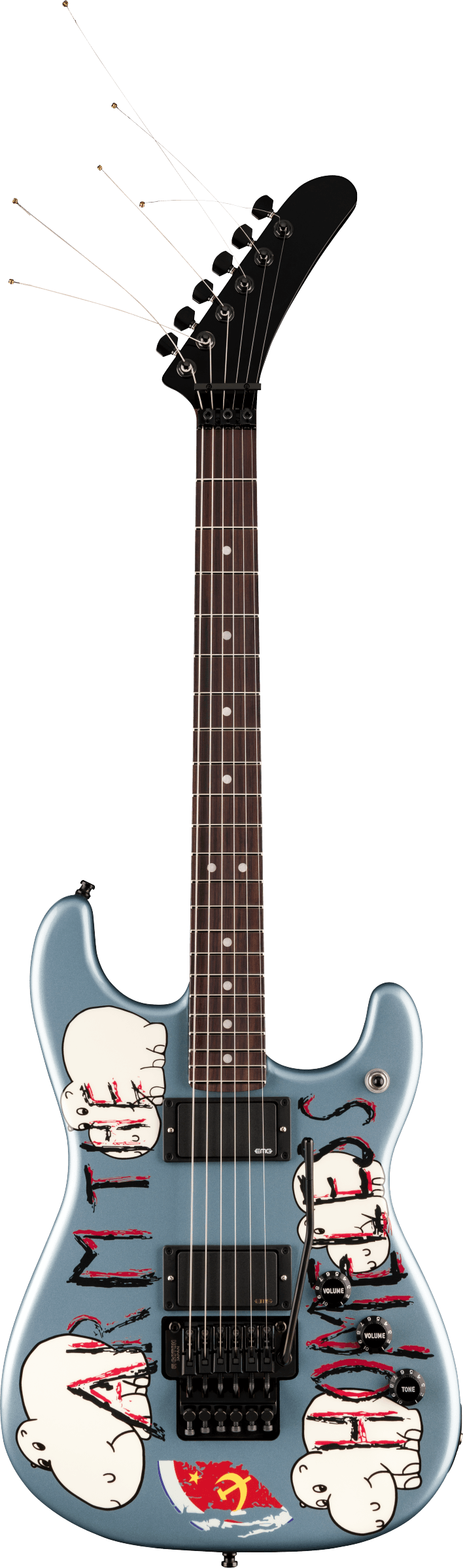 Fender Tom Morello Arm The Homeless Stratocaster, Blue Ice Metallic