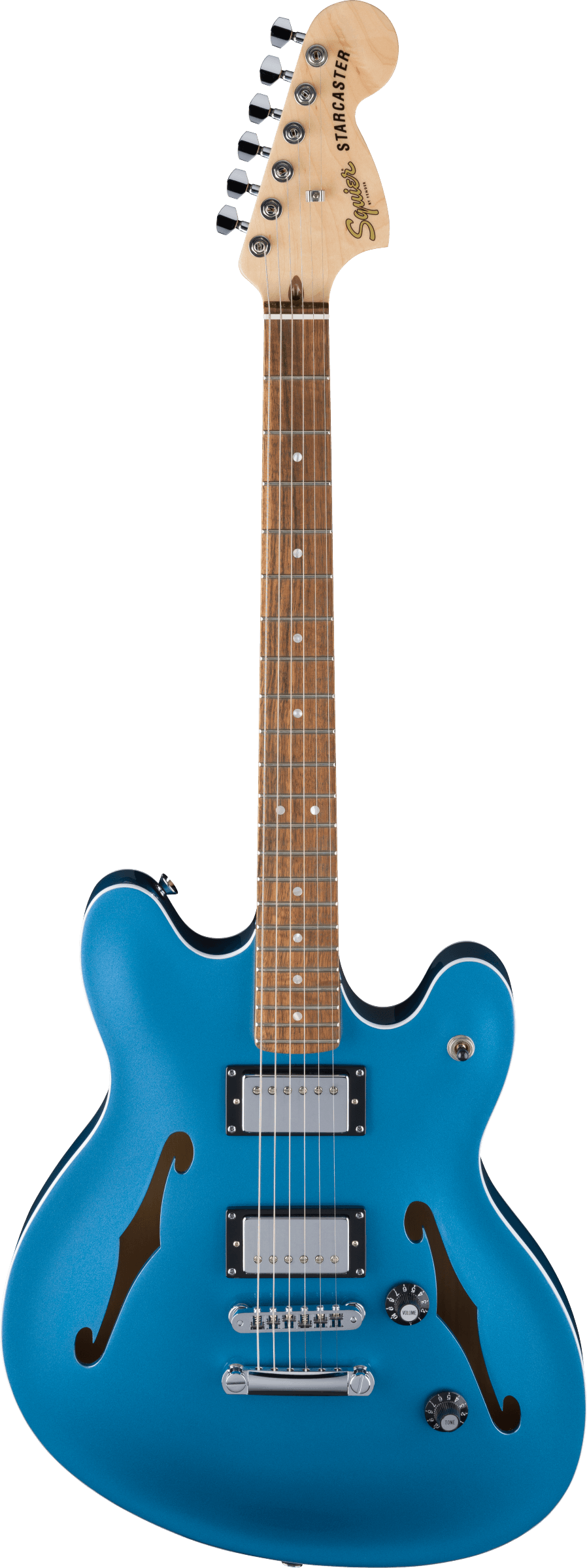 Squier FSR Affinity Starcaster Deluxe, Lake Placid Blue