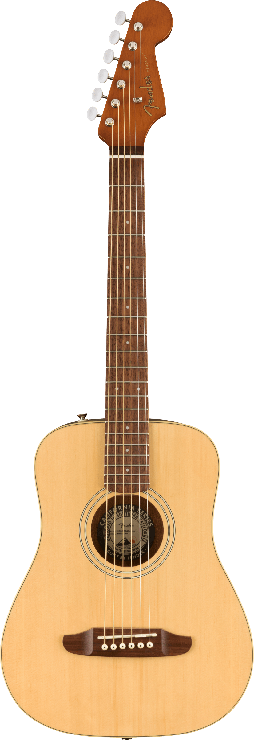 Fender Redondo Mini Acoustic Guitar w/ Bag, Natural