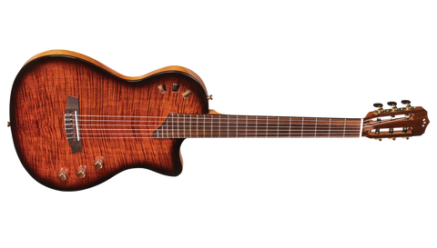 Cordoba Stage - Thin Body Nylon String Guitar, Edge Burst