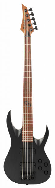 Solar AB2.5BOP 5-String Electric Bass Guitar - Black Open Pore Matte