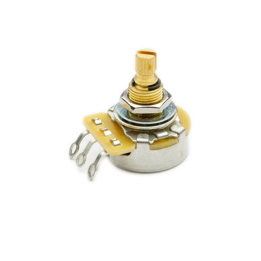 Bare Knuckle Custom 550K CTS Potentiometer - Short Shaft, "A" 10% Tape