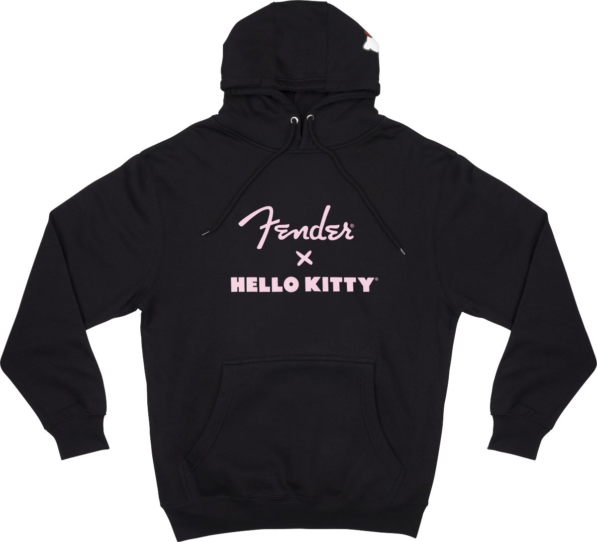Fender® x Hello Kitty® Black Logo Hoodie, Large