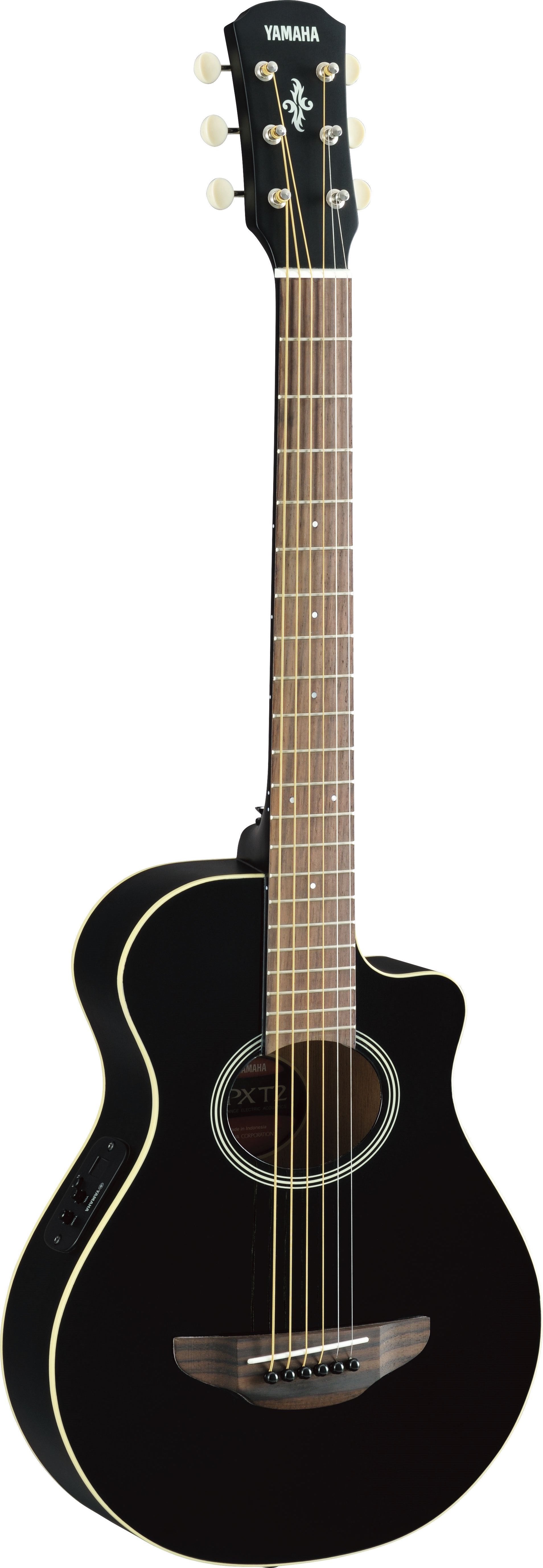 Yamaha APXT2BL Black 3/4 Size Small-body electric-acoustic guitar