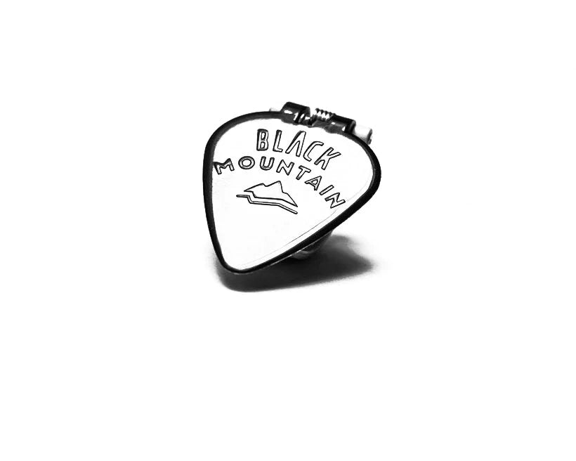 Black Mountain Spring Loaded Thumb Pick Right Handed Grey - Medium