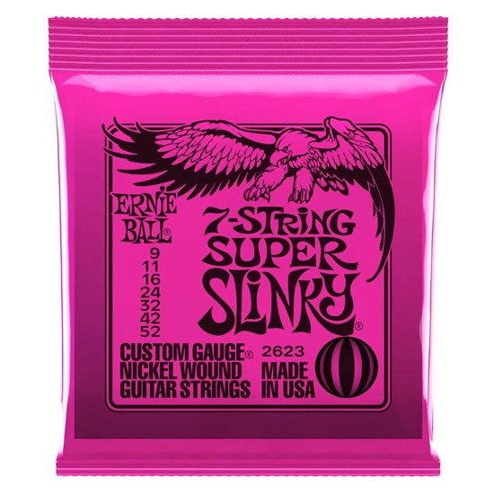 Ernie Ball Super Slinky 7-String Nickel Wound Electric Guitar Strings