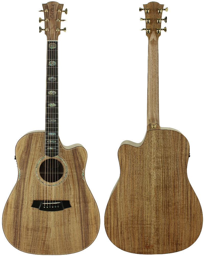 Cole Clark Fat Lady 3 Acoustic-Electric Guitar - CCFL3EC-BLBL, All-Bla