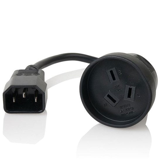 Furman ADP IEC Adaptor Cord 10A Male IEC to Female Aust Socket (Black