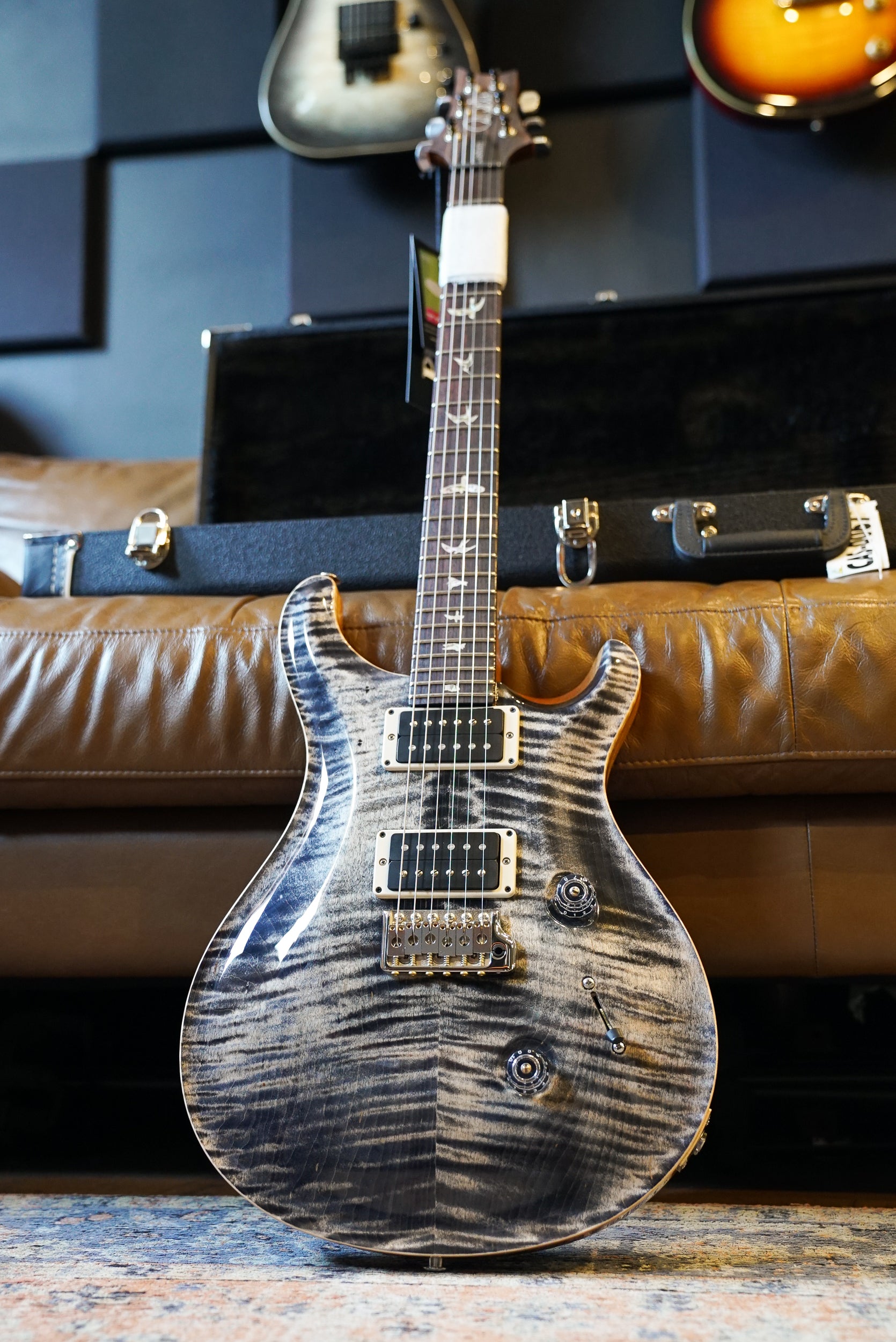 PRS Custom 24 - Charcoal, Pattern Thin