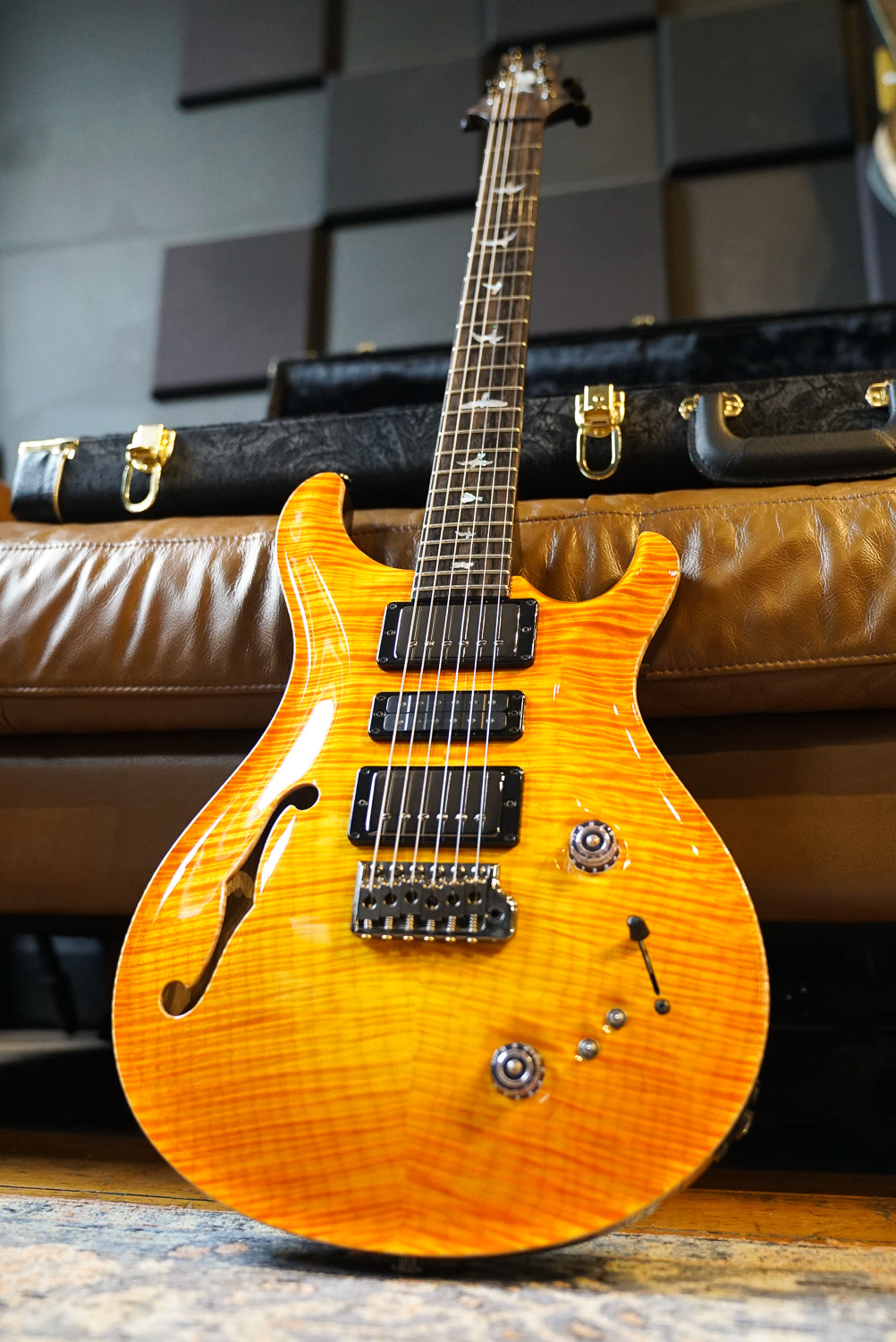 Pre-Owned PRS Private Stock Special Semi-Hollow Limited Edition - Citr