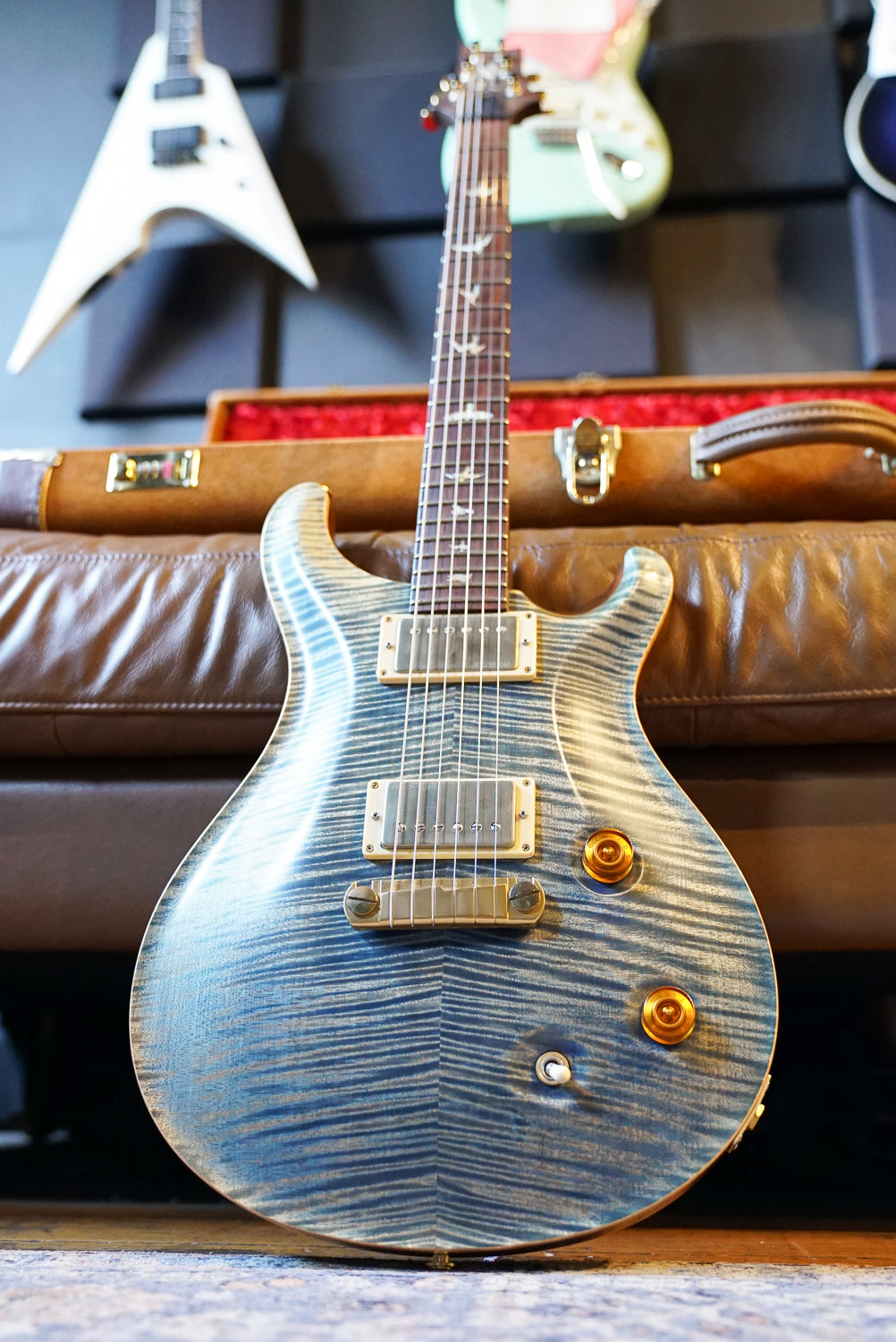 Pre-Owned PRS Modern Eagle, Faded Blue Jean "05 (Brazilian Rosewood Ne