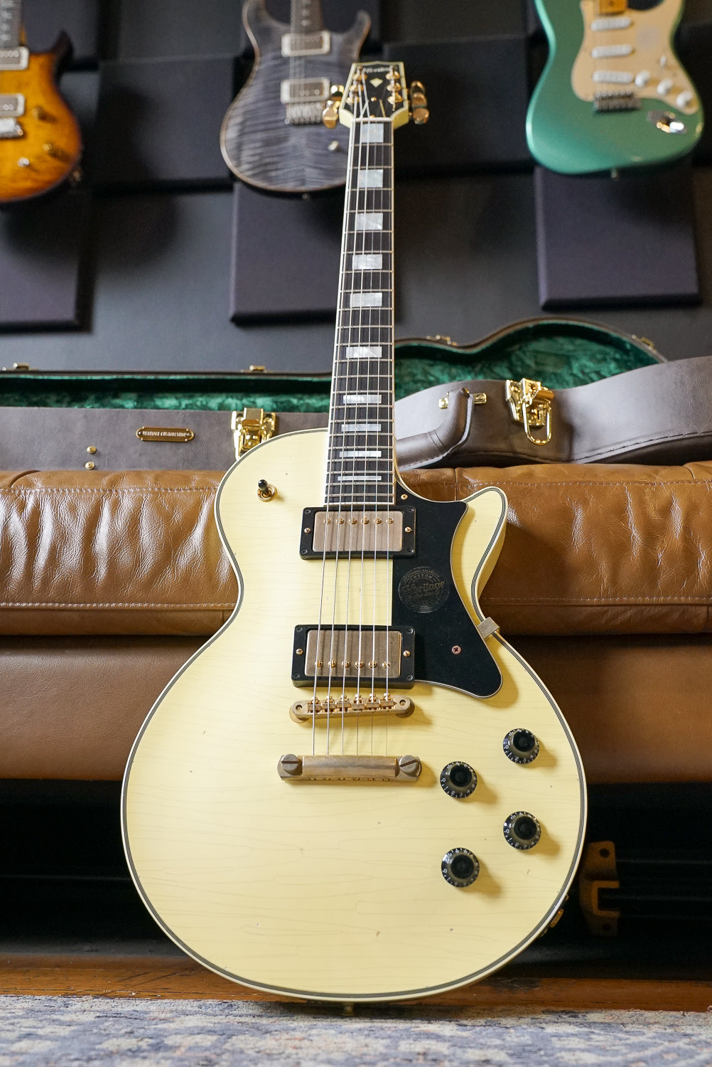 Heritage Custom Shop Factory Special H-157 Electric Guitar, Ivory Whit