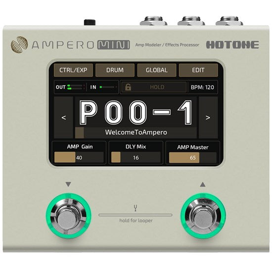 Hotone Ampero Mini Compact Amp Modeller & Effects Processor