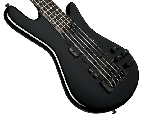 Spector NS Ethos HP 5-String Bass Guitar - Solid Black Gloss
