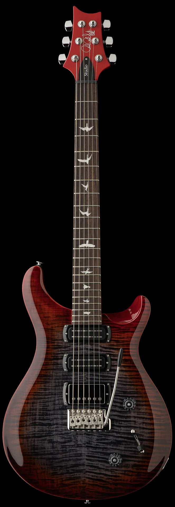 PRS SE Studio, Charcoal Cherry Burst