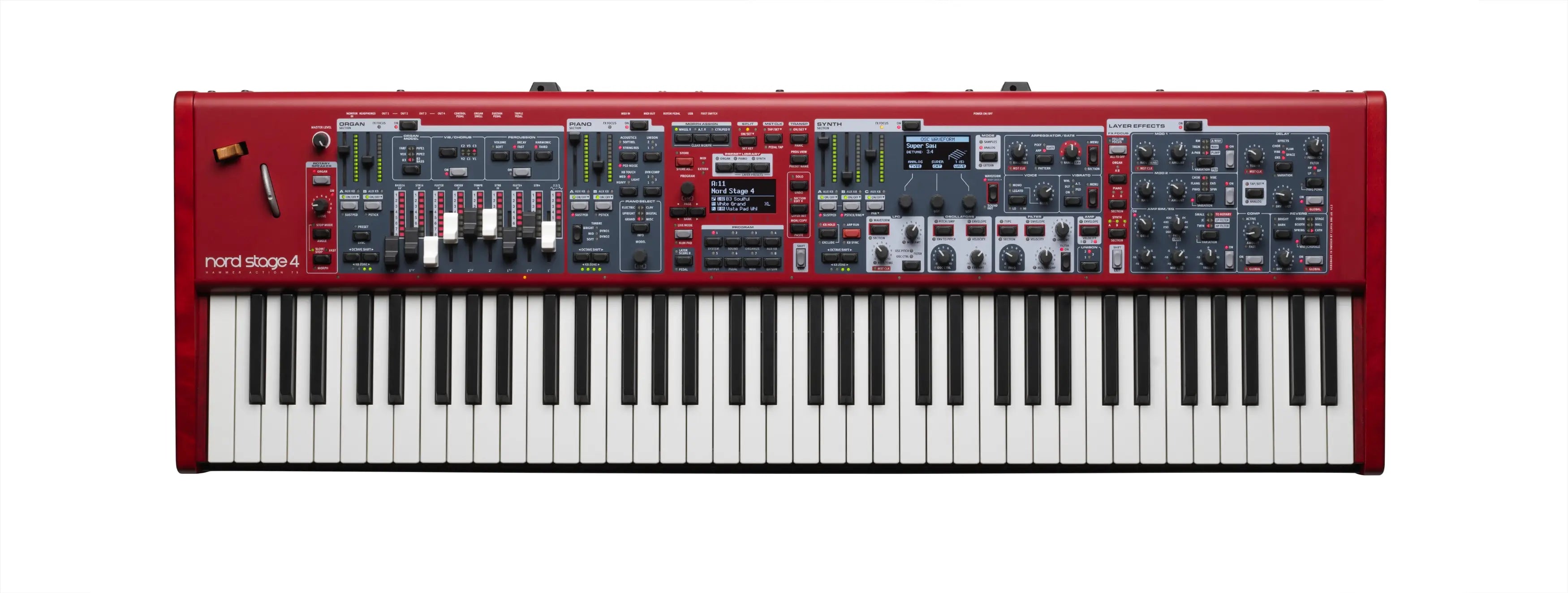 Nord Stage 4 73 - Full Weighted 73-Key Flagship Digital Performance Ke