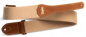 Taylor GS Mini Strap, Tan Cotton, 2"